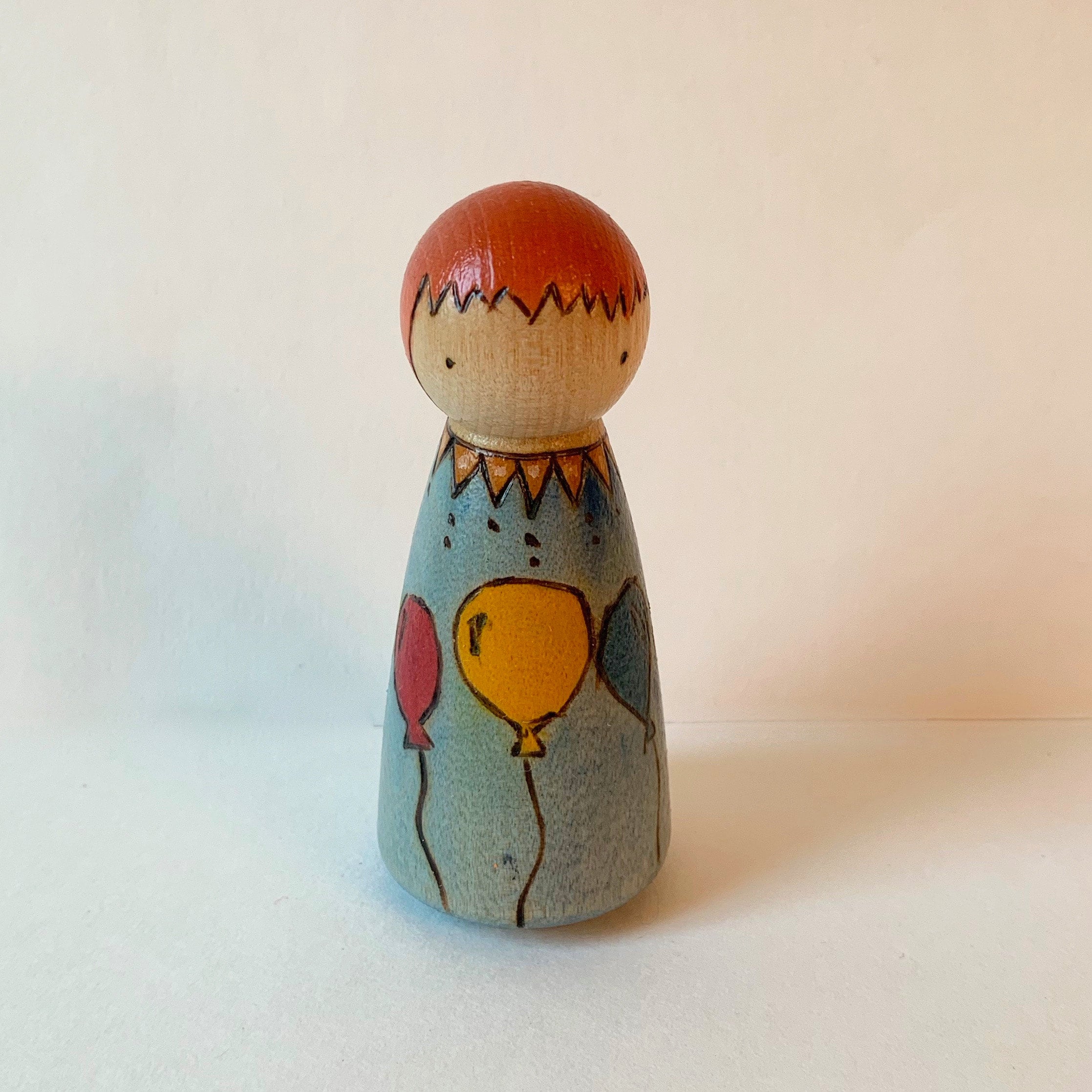 Hand Painted Balloons Doll | gemm whimsy